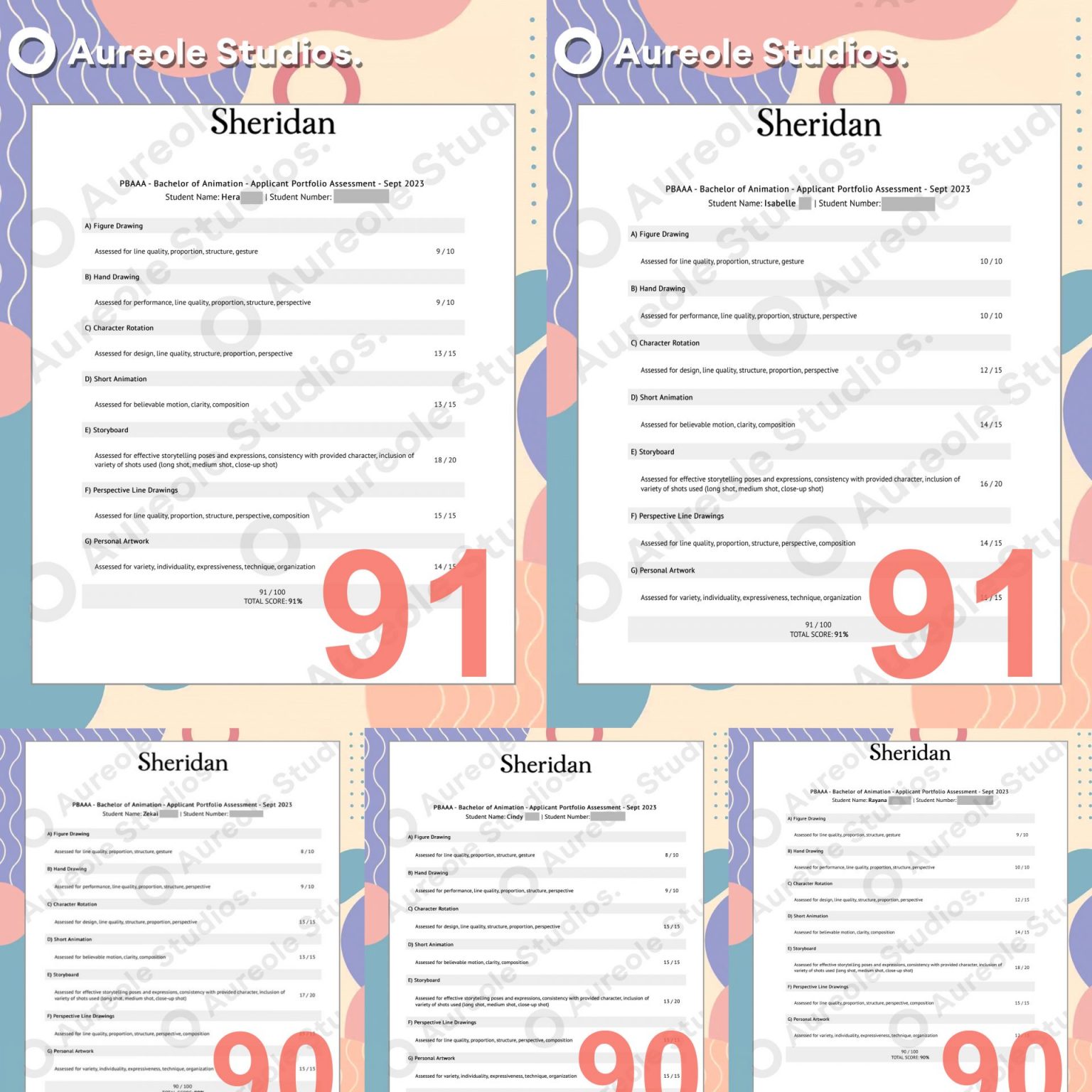 Congrats to 14 of our students who got into SHERIDAN ANIMATION 2023!